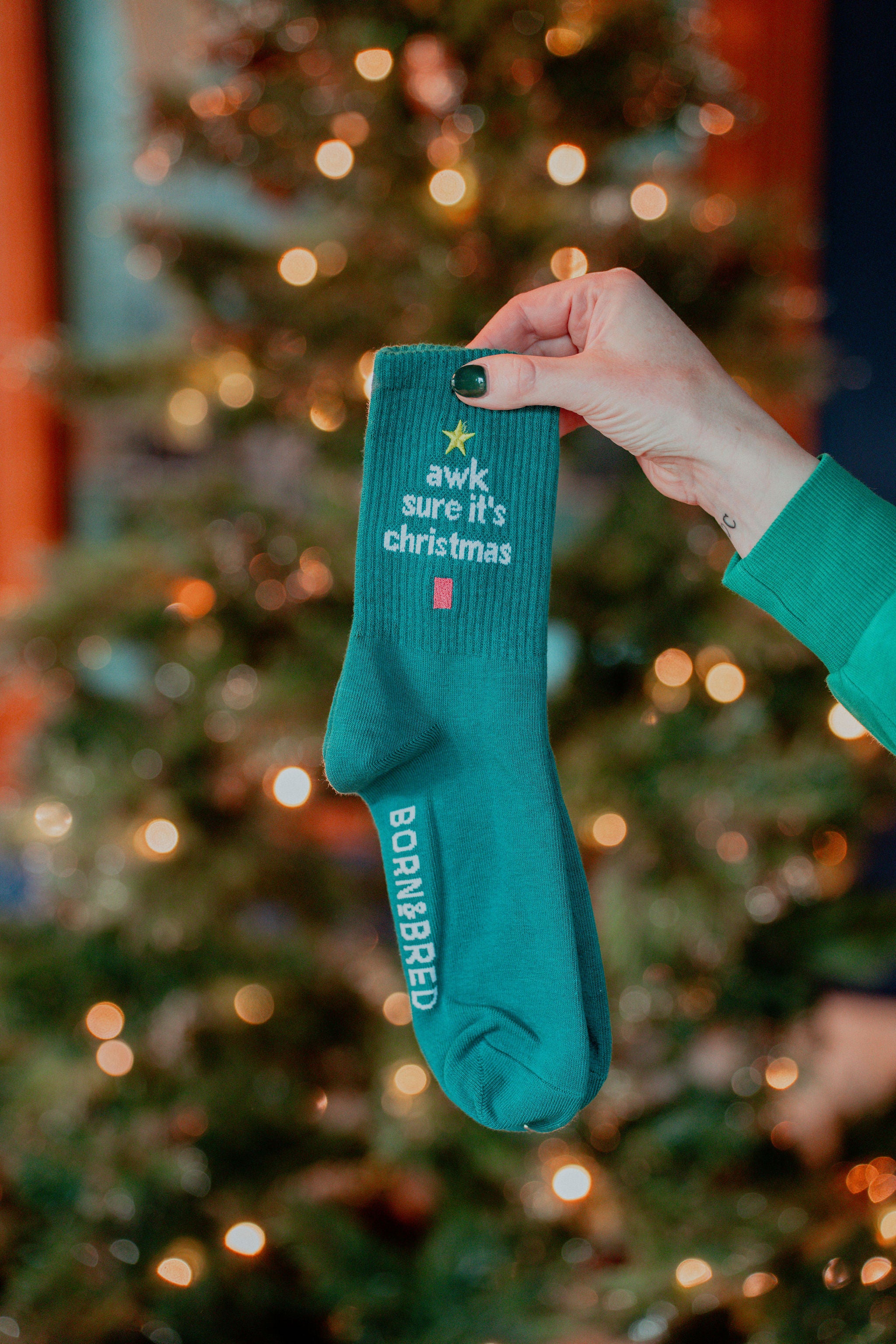 Awk Sure It's Christmas Socks | Born & Bred