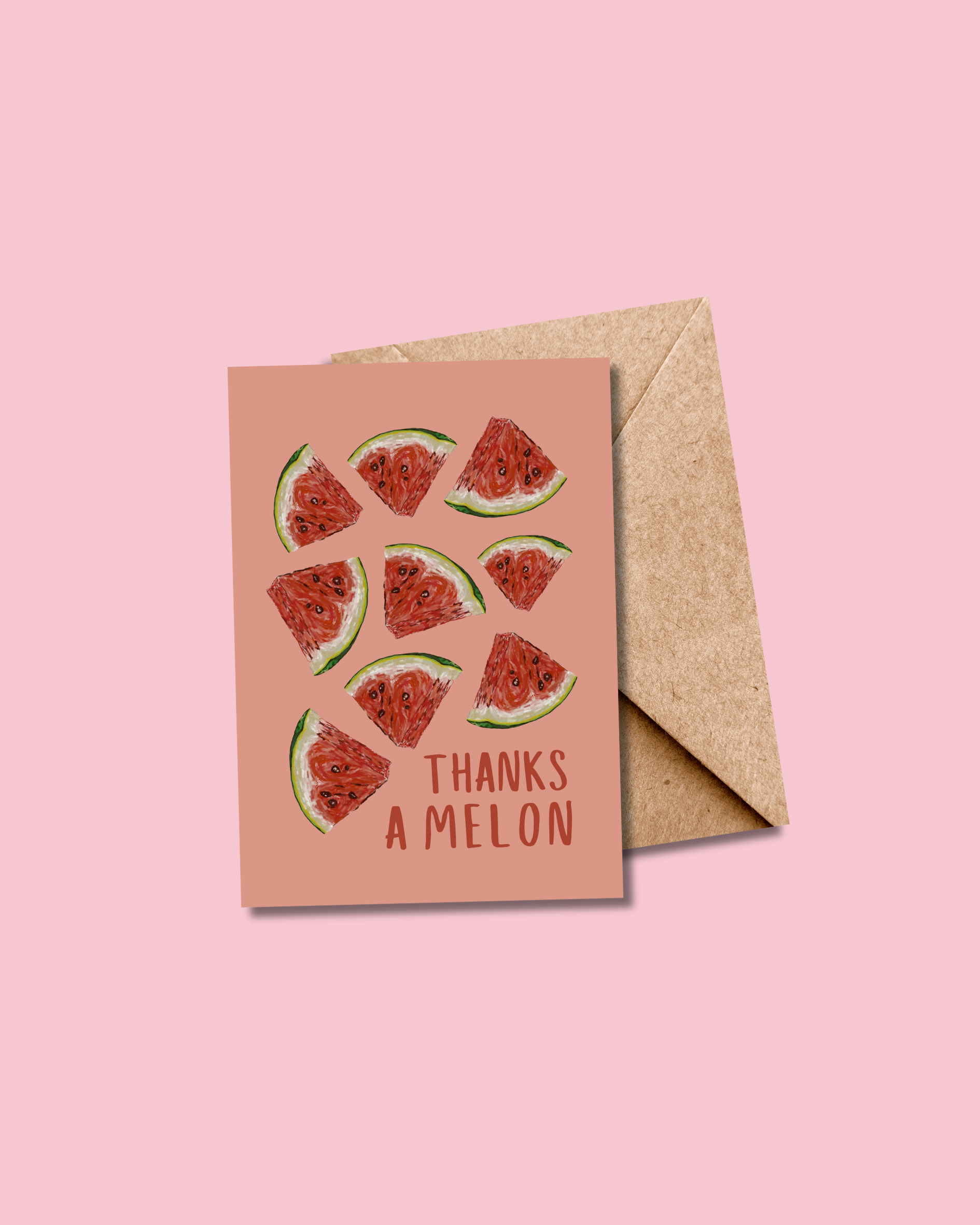 Irish | Thanks A Melon Card | Dearbhail Designs – Born & Bred