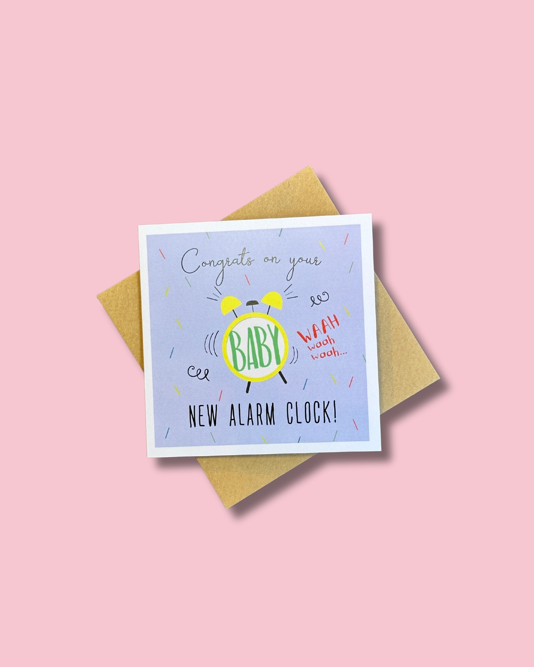 New Alarm Clock Card | Lainey K – Born & Bred