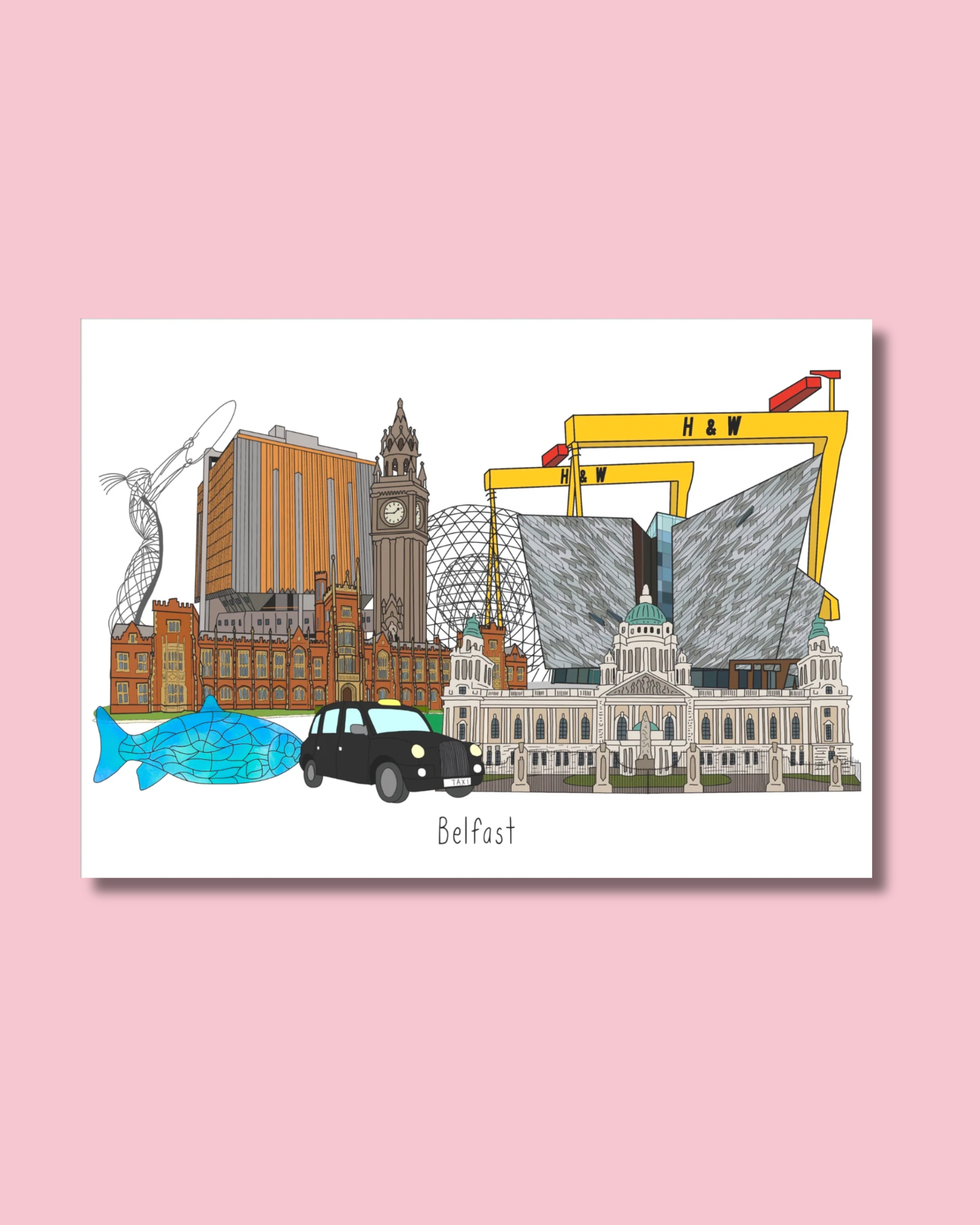 Northern Irish | Belfast Landmarks | Print – Born & Bred