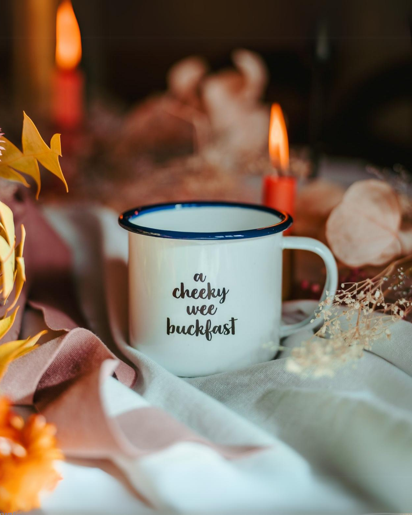 Irish Ulster Scots | A Cheeky Wee Buckfast Enamel Mug | Born & Bred