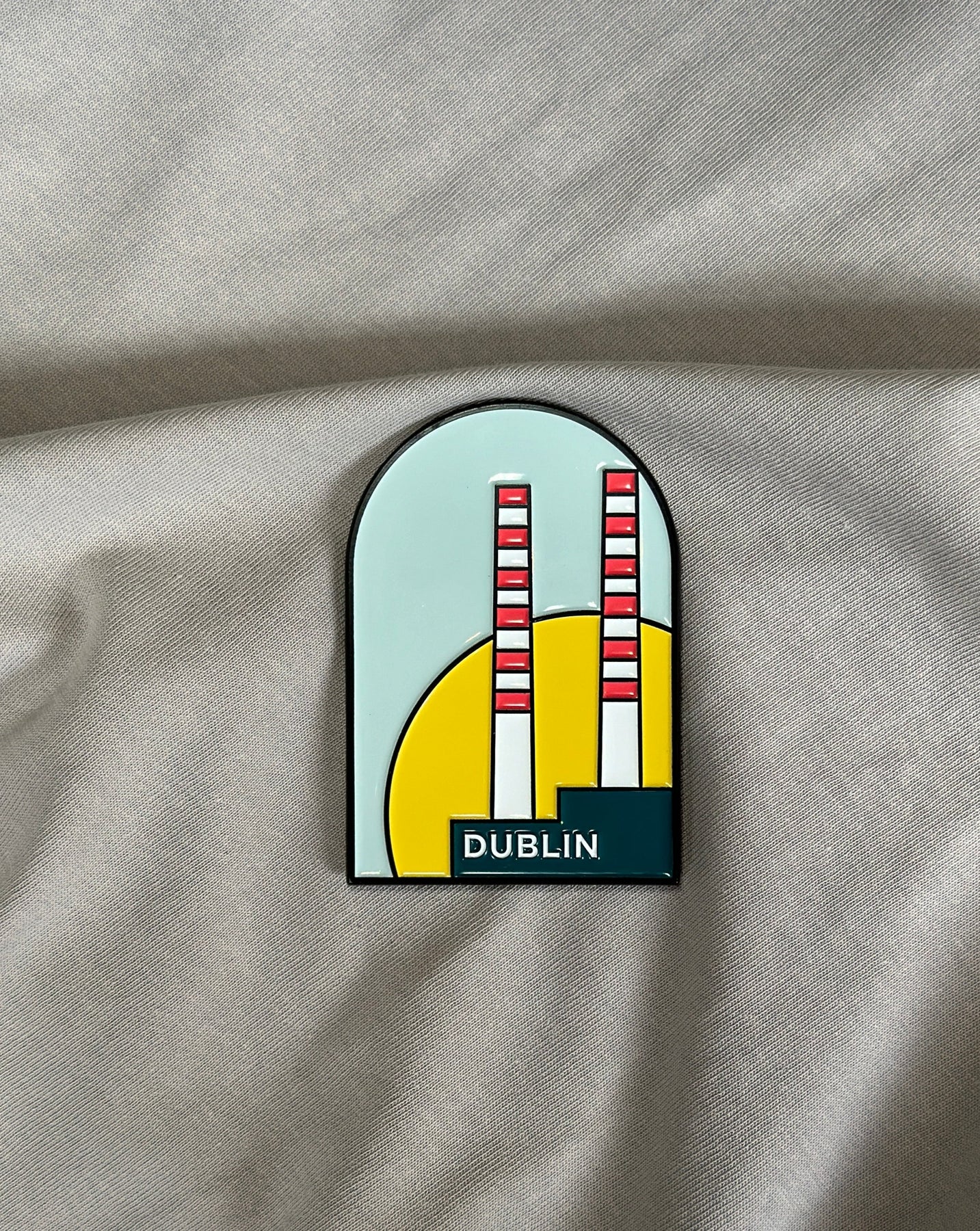 Irish Souvenir | Dublin Poolbeg Magnet | Born & Bred
