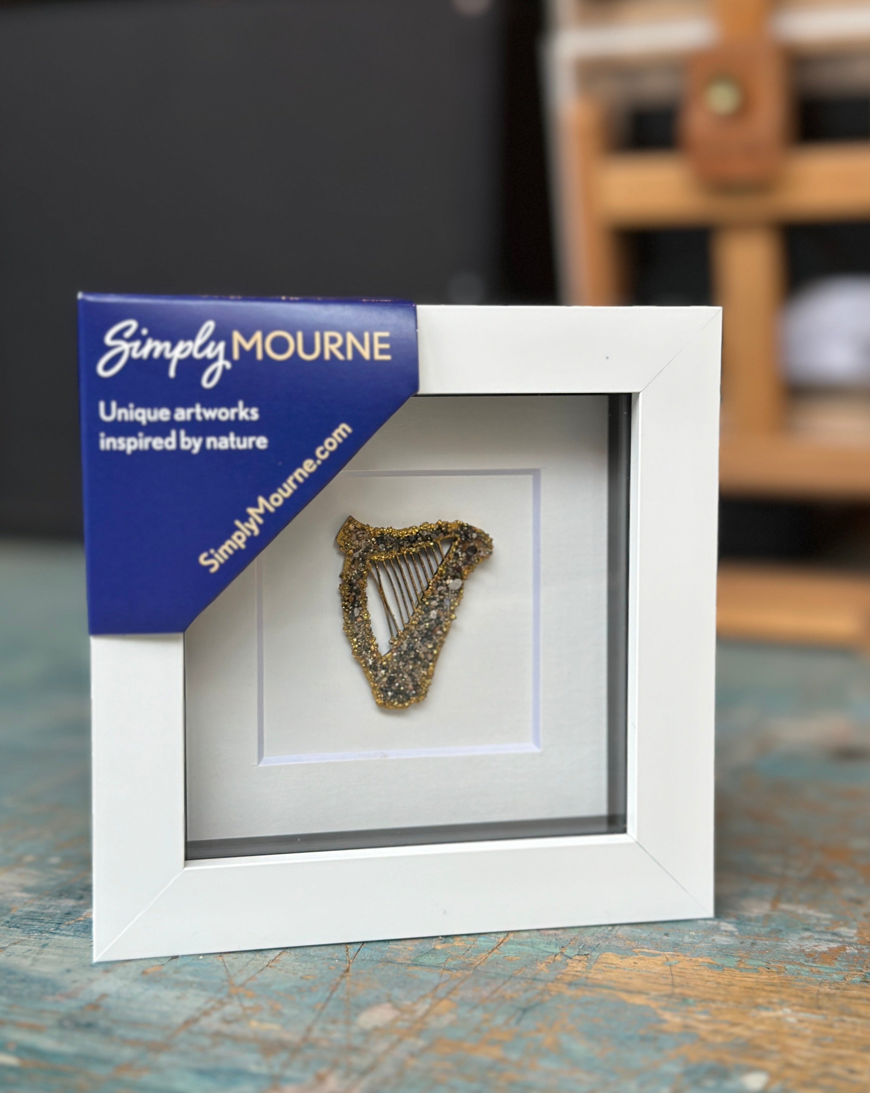 Northern Irish | Harp Pebble Art | Simply Mourne – Born & Bred