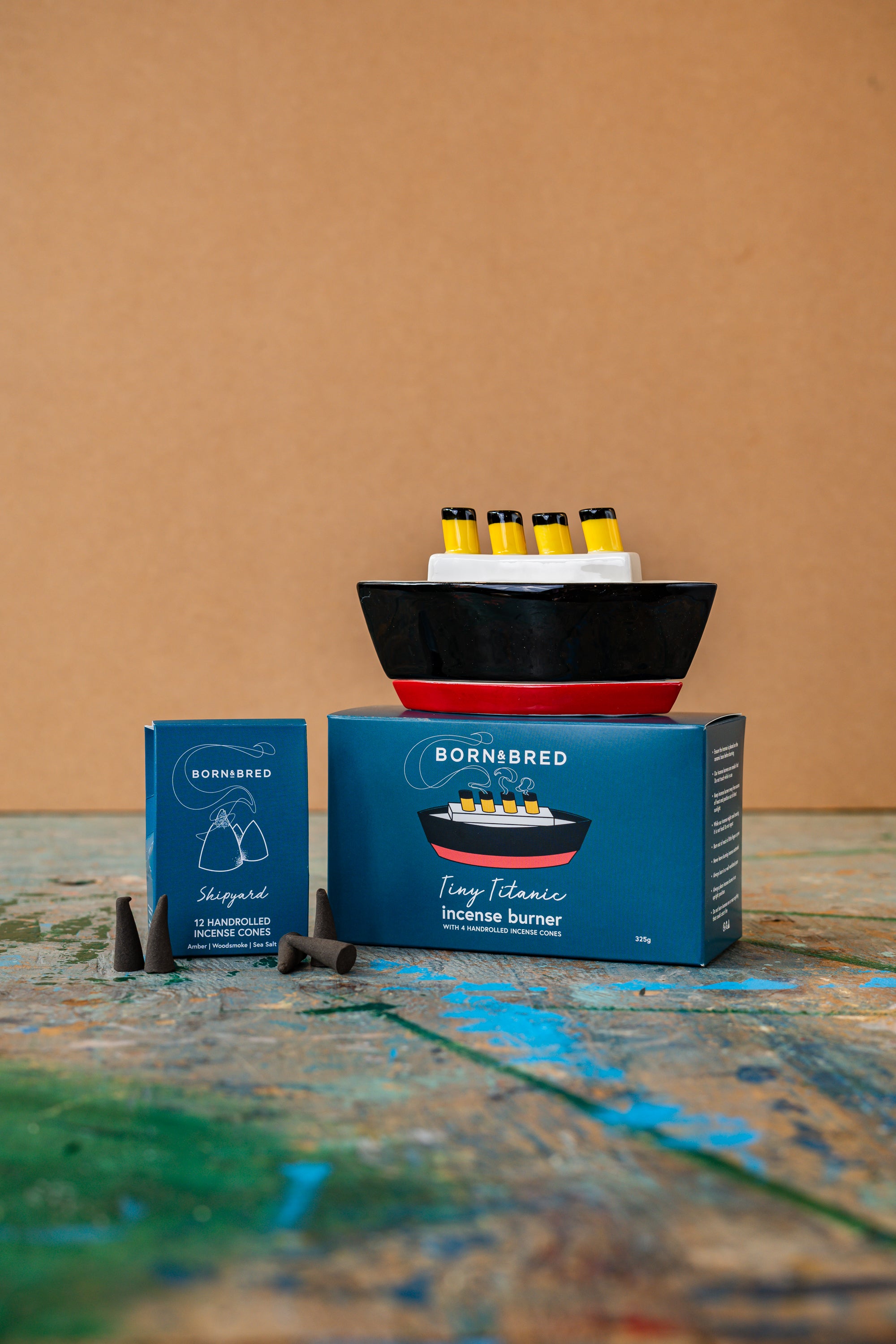 Irish Tiny Titanic Belfast Incense Burner & Cone Set | Born & Bred