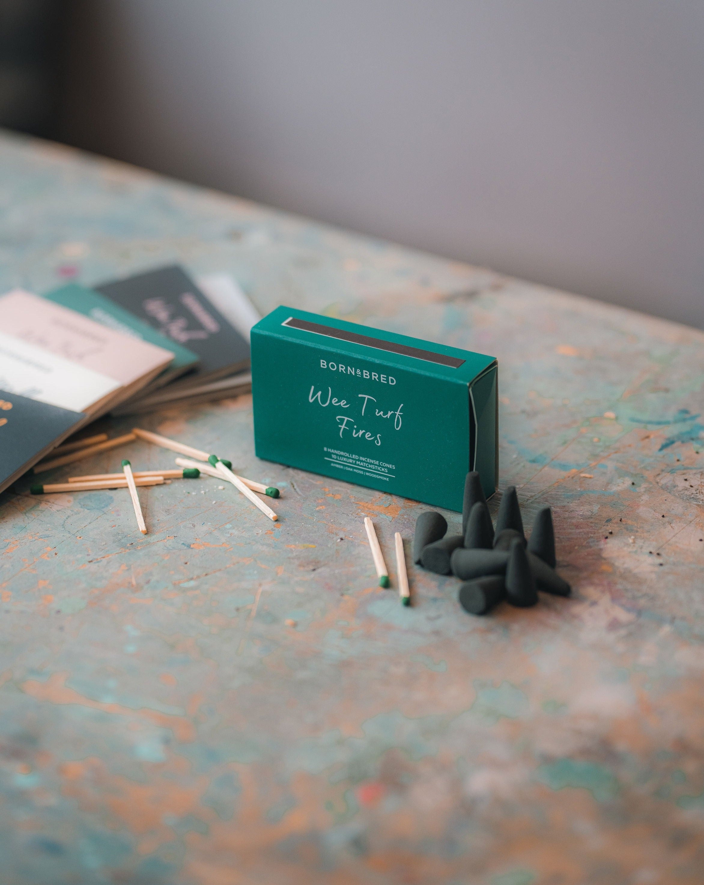 Wee Turf Fires Incense Match Box – Born & Bred