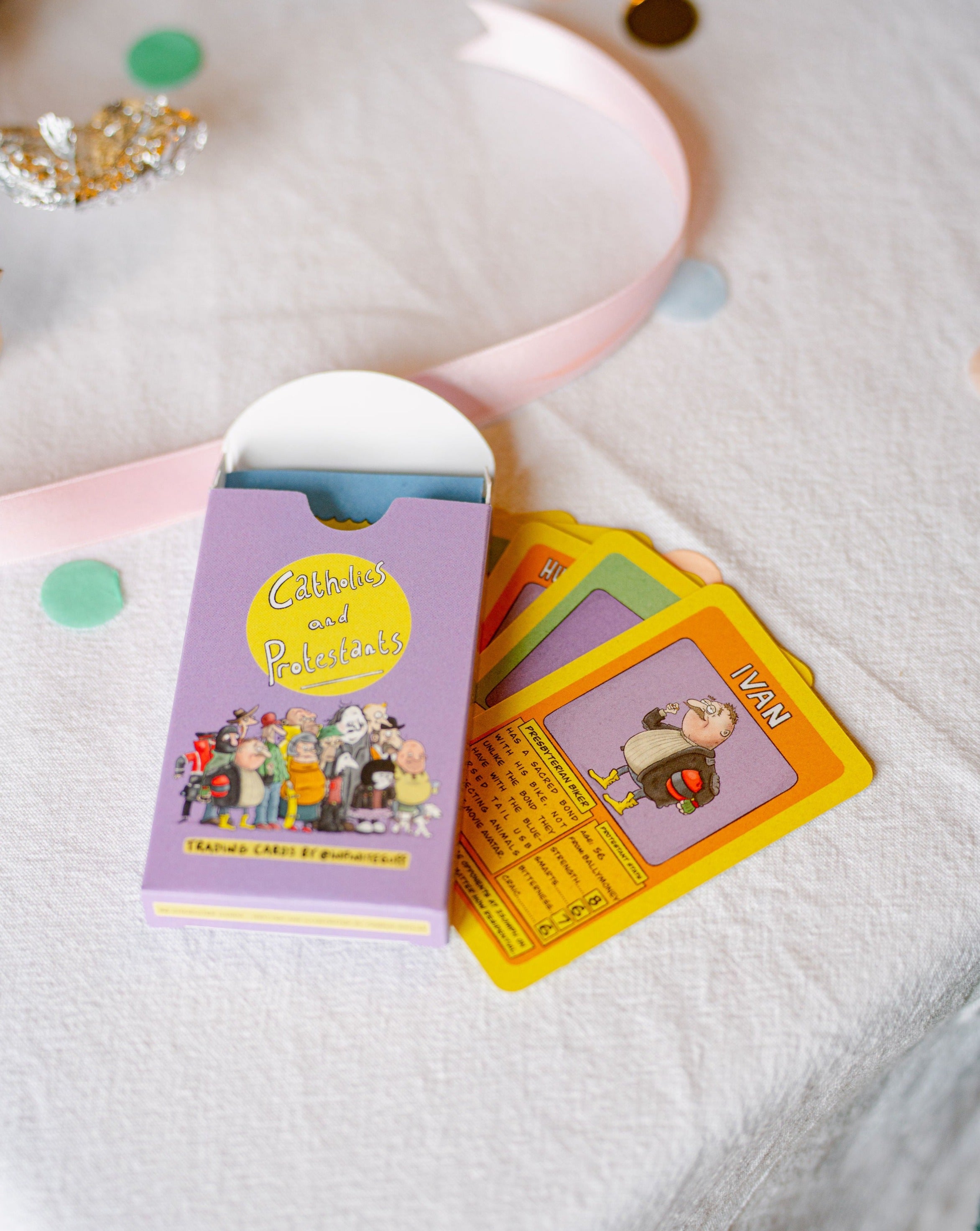 Catholics and Protestants Trading Cards | Infinite Guff – Born & Bred