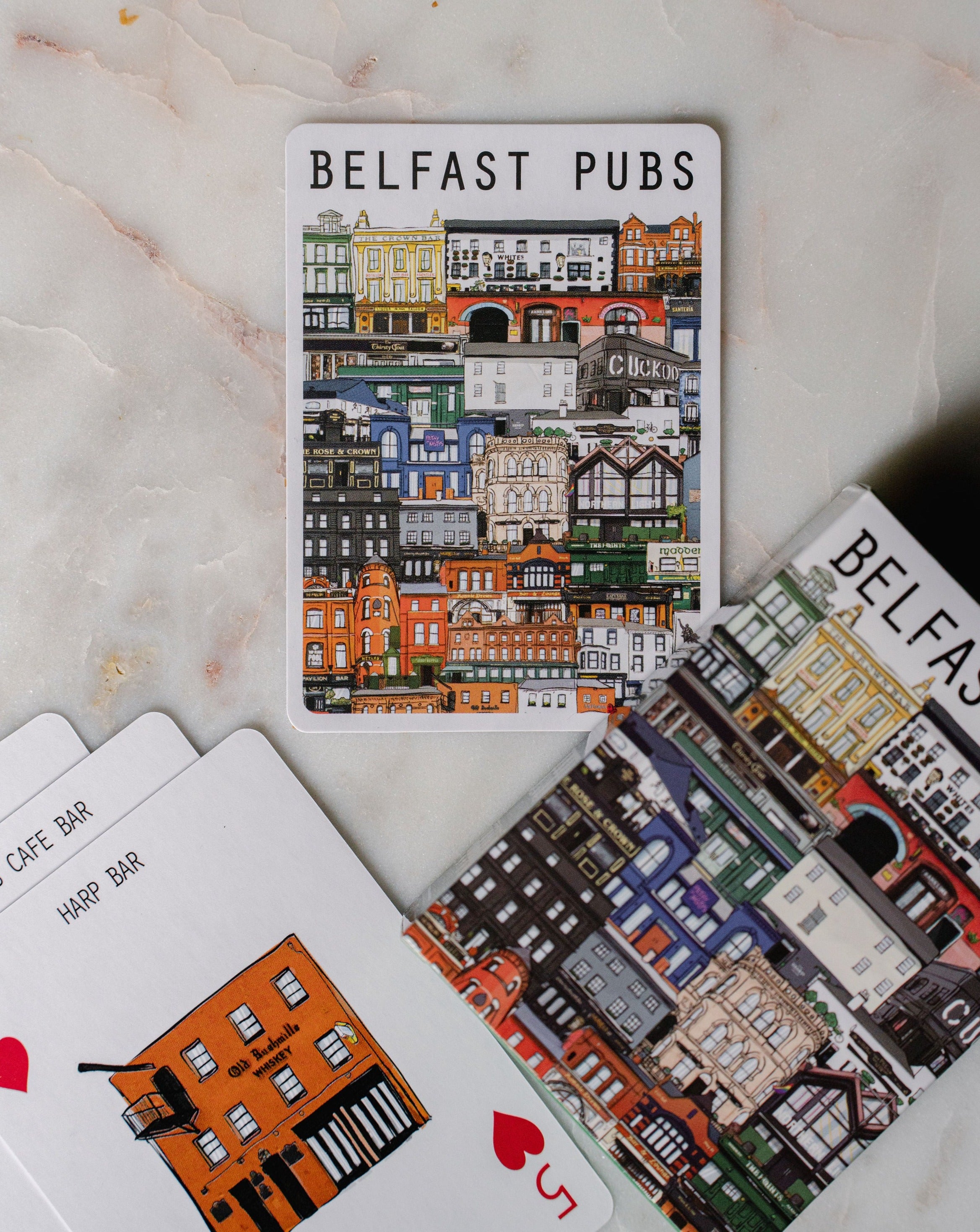 Northern Irish | Belfast Pubs Playing Cards | – Born & Bred