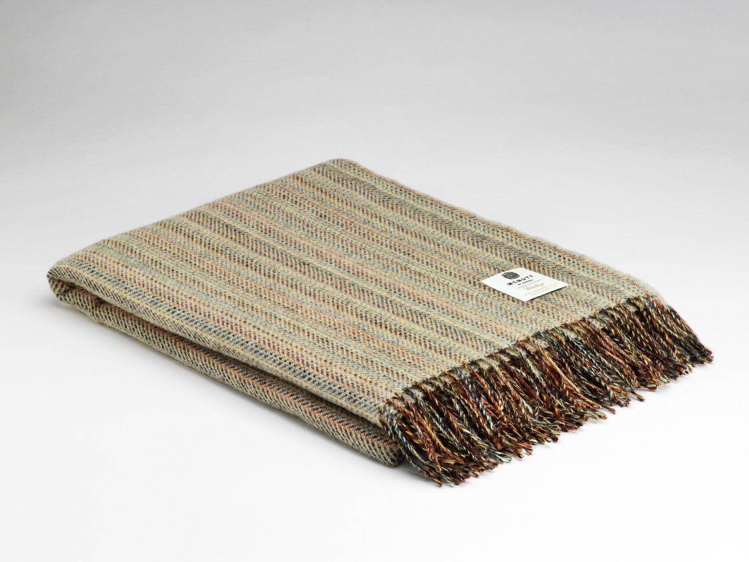 Lichen Heritage Tweed Throw | McNutt Of Donegal – Born & Bred
