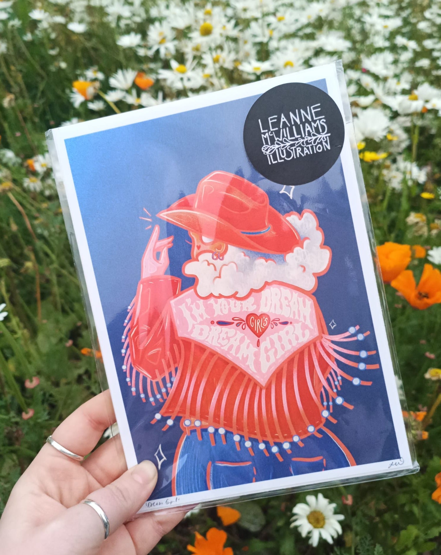 Northern Irish Artist Print | Chappell Roan Dream Girl l Print | Leanne ...