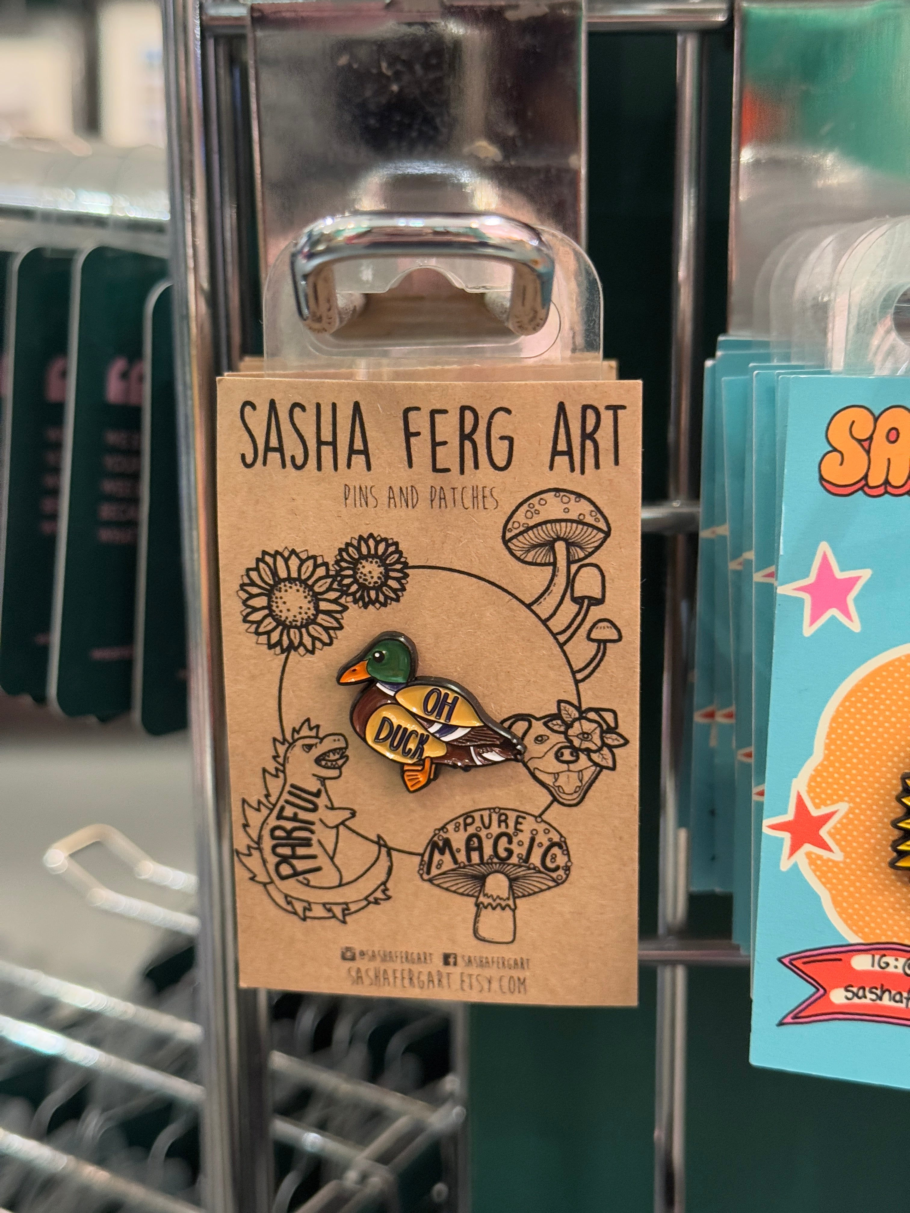 Oh Duck Pin | Sasha Ferg Art – Born & Bred