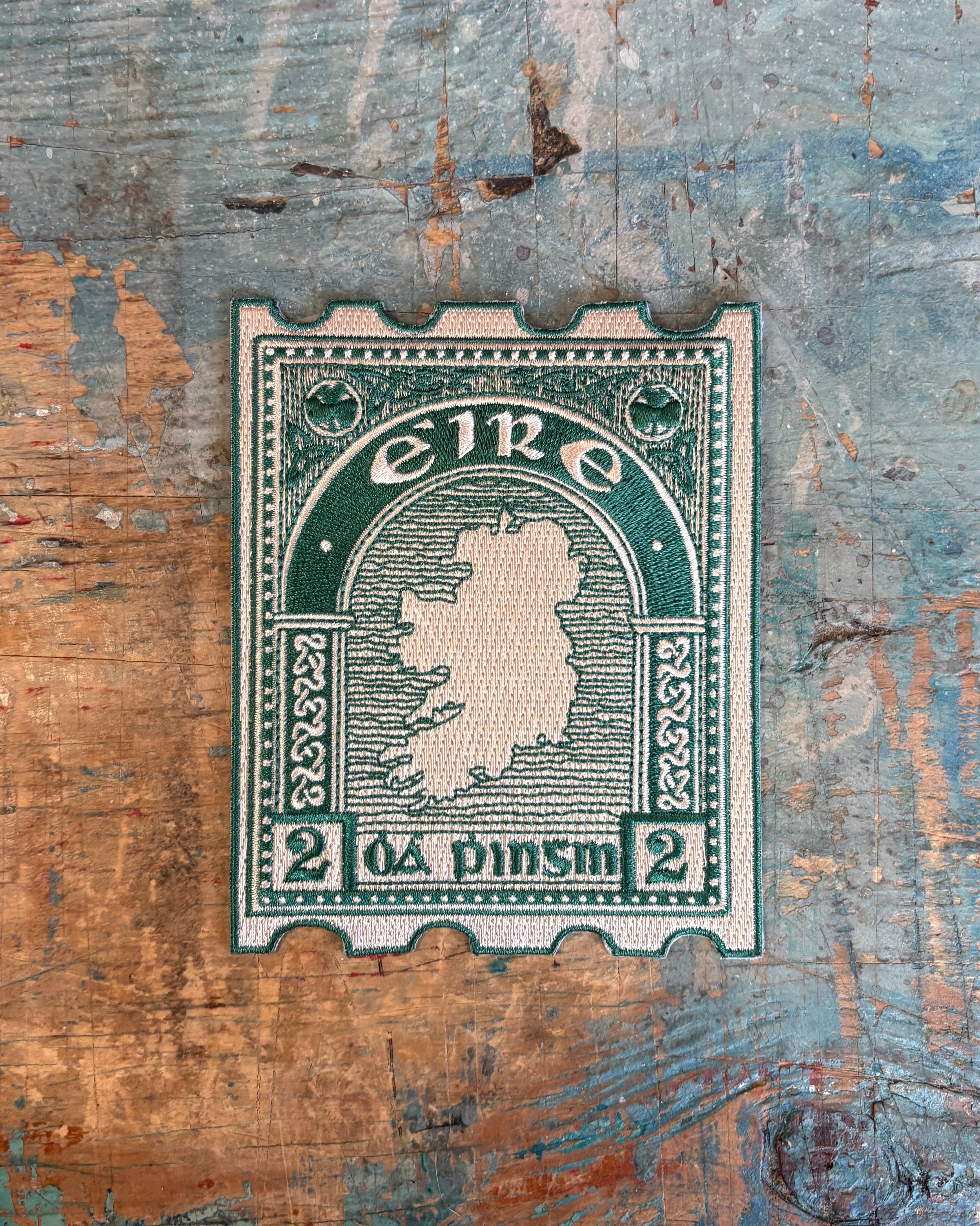 Eire Stamp Patch | Sasha Ferg Art – Born & Bred