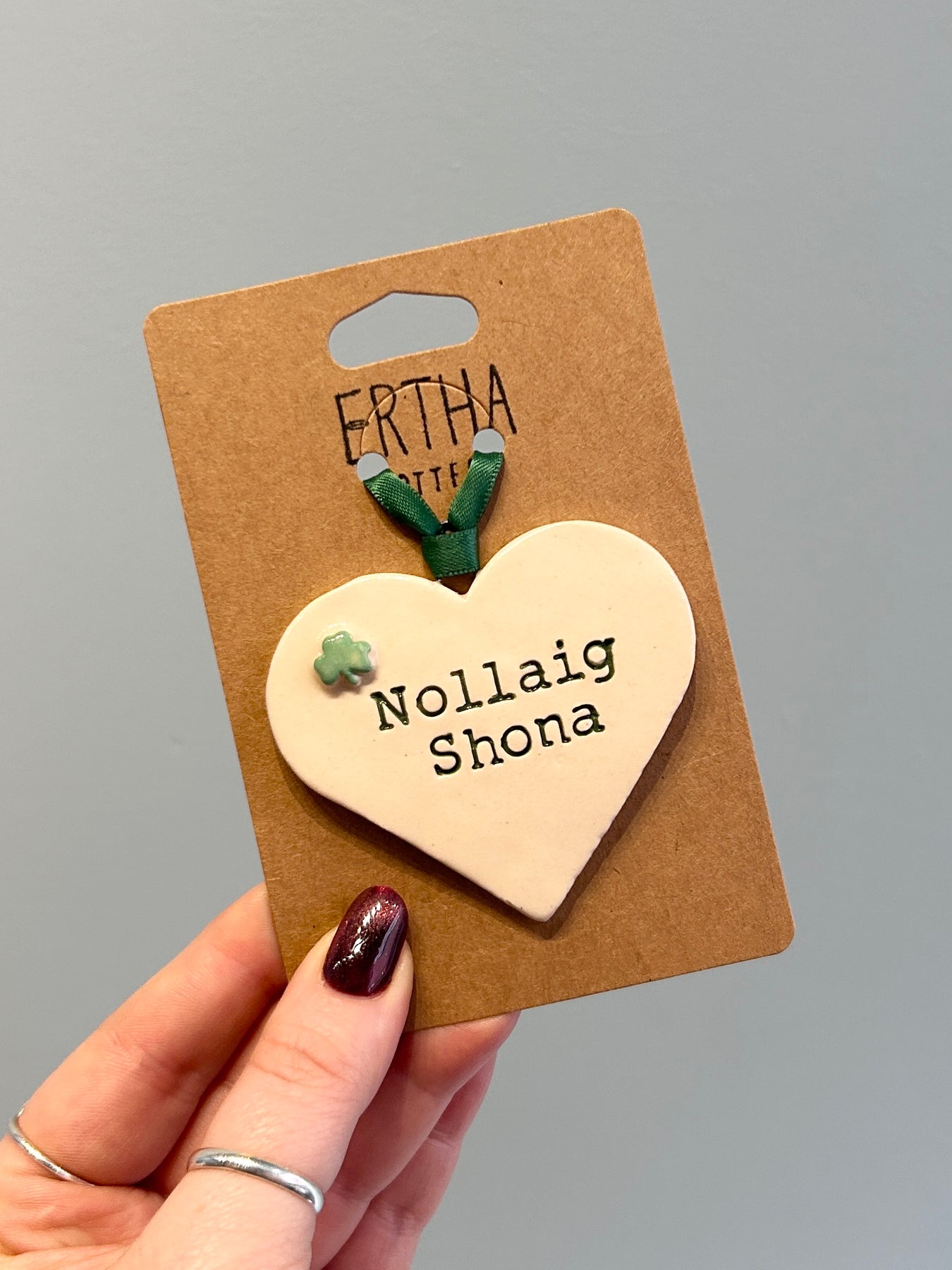 Nollaig Shona Decoration | Ertha Pottery – Born & Bred