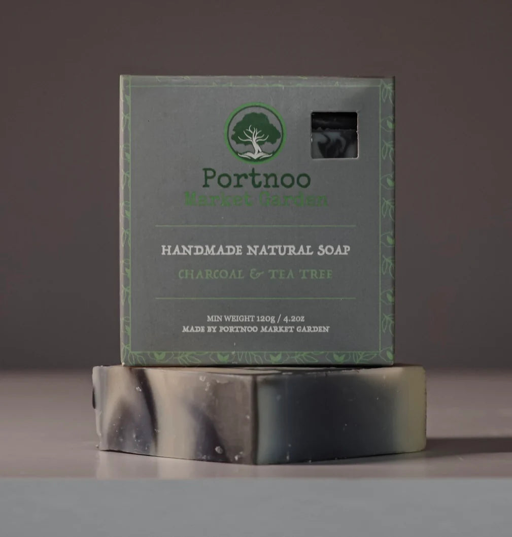 Soap Bar | Charcoal & Tea Tree | Portnoo Market Garden – Born & Bred