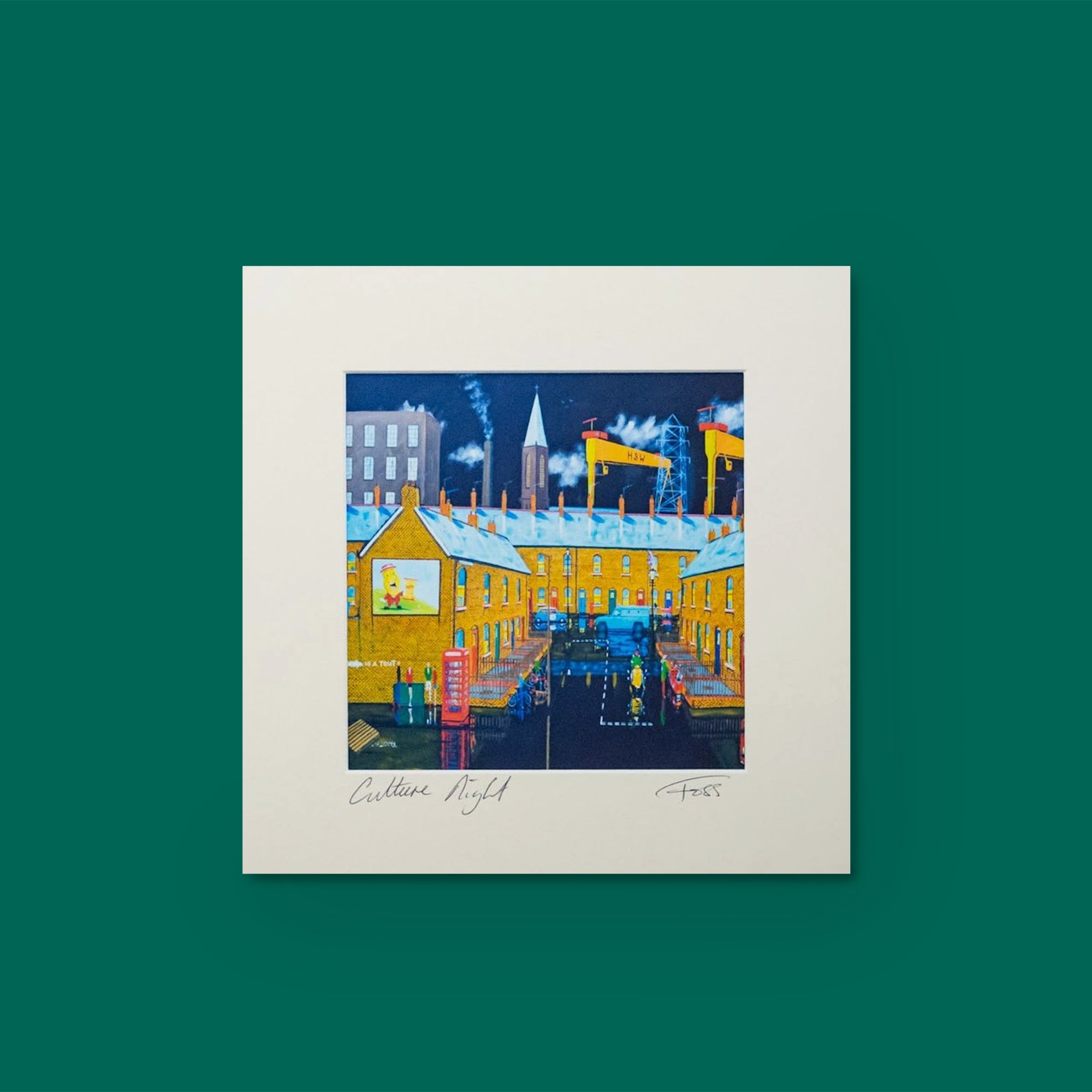 Northern Irish Artist | Culture Night Belfast | Foss Print | – Born & Bred
