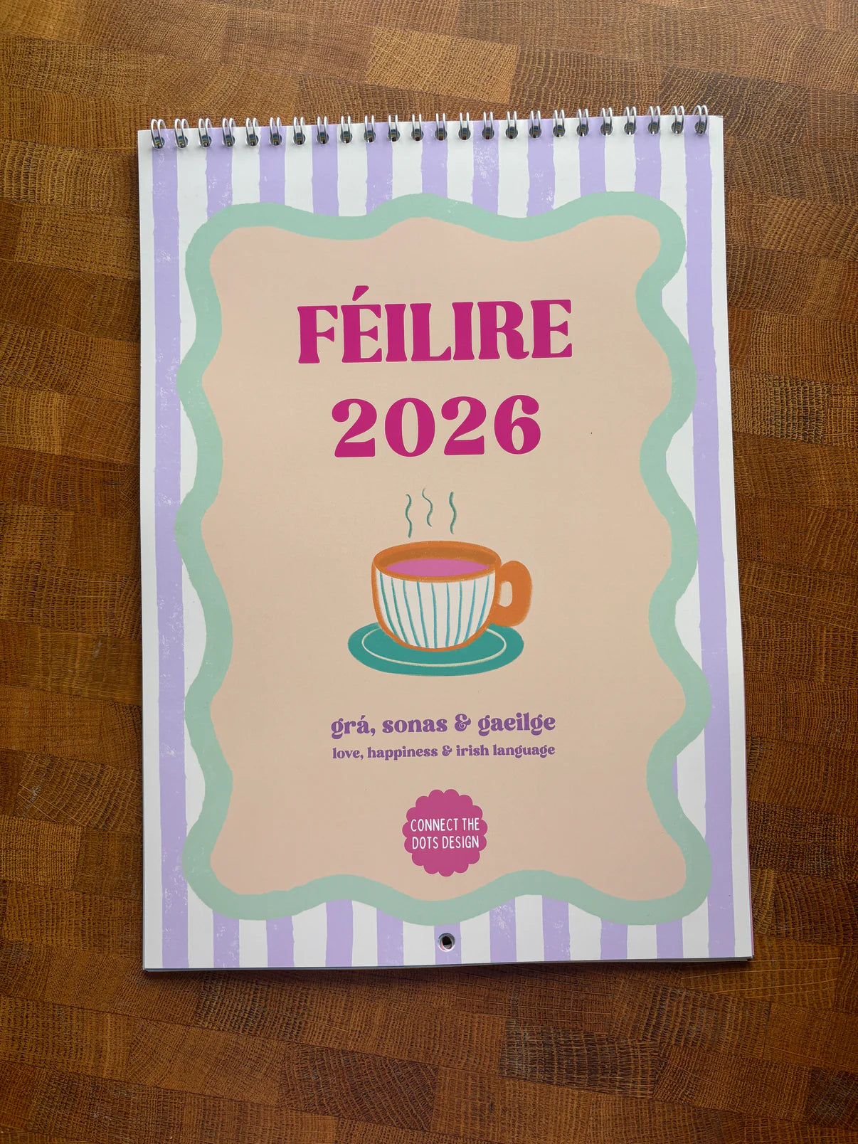 Feilire 2026 | Irish Language Calendar | Connect The Dots Design – Born ...