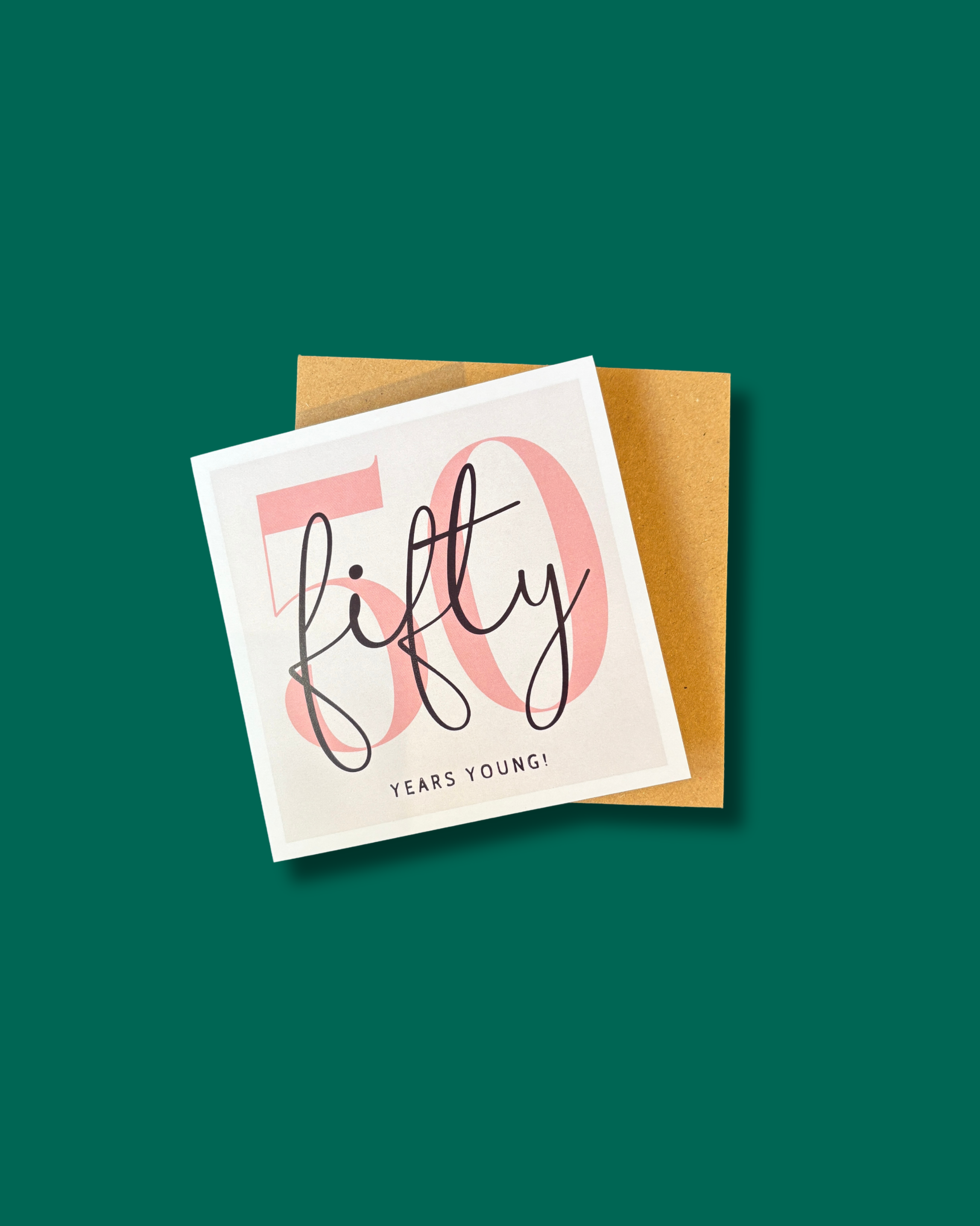 Irish Made |50 Years Young Birthday Card | Lainey K – Born & Bred