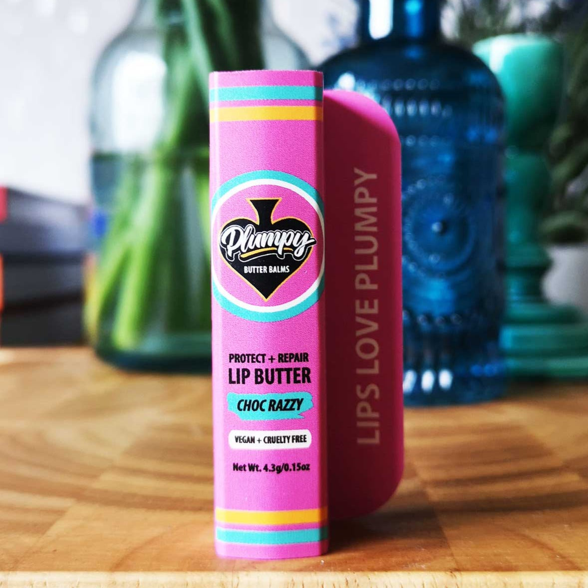 Choc Razzy Lip Butter | Plumpy Balms – Born & Bred