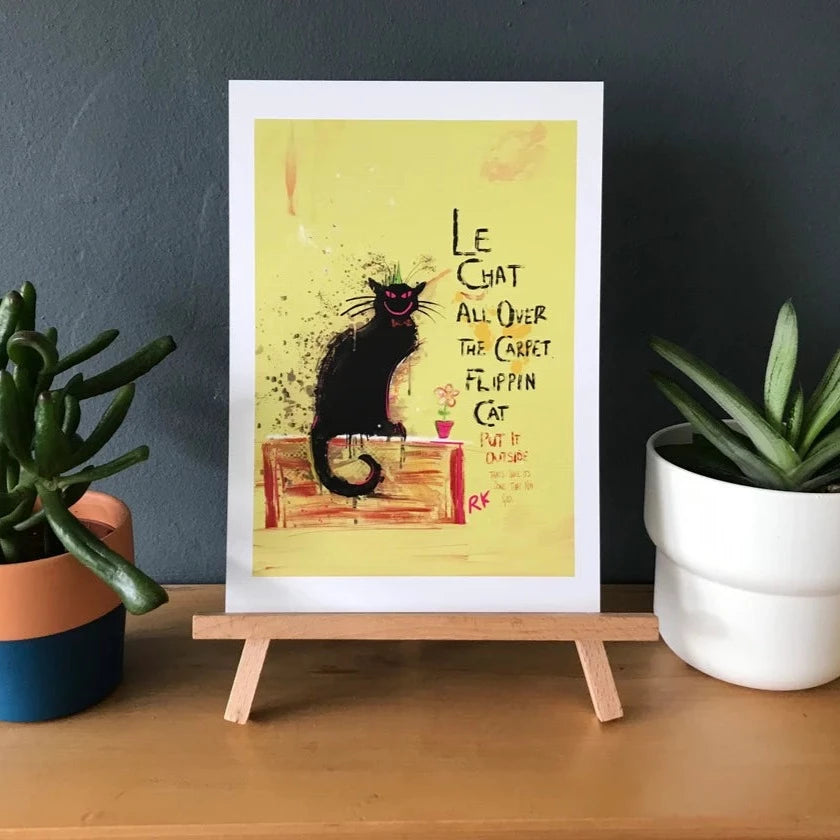 Le Chat Print | Ricky Drew A Piccy – Born & Bred