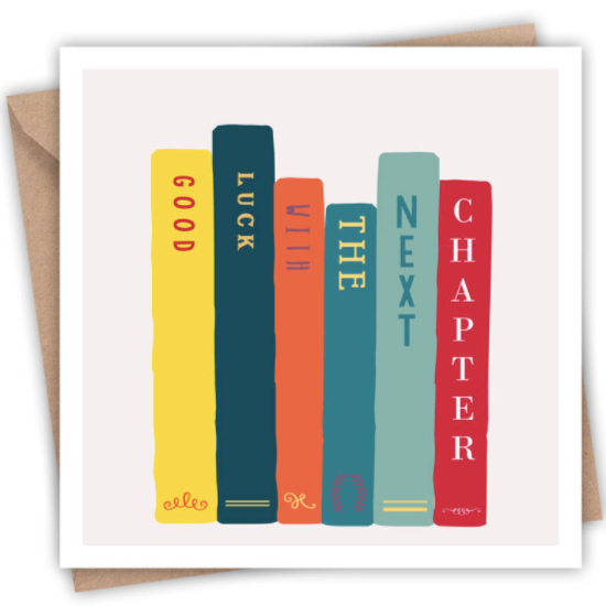 Northern Irish | Good Luck with the Next Chapter Card – Born & Bred