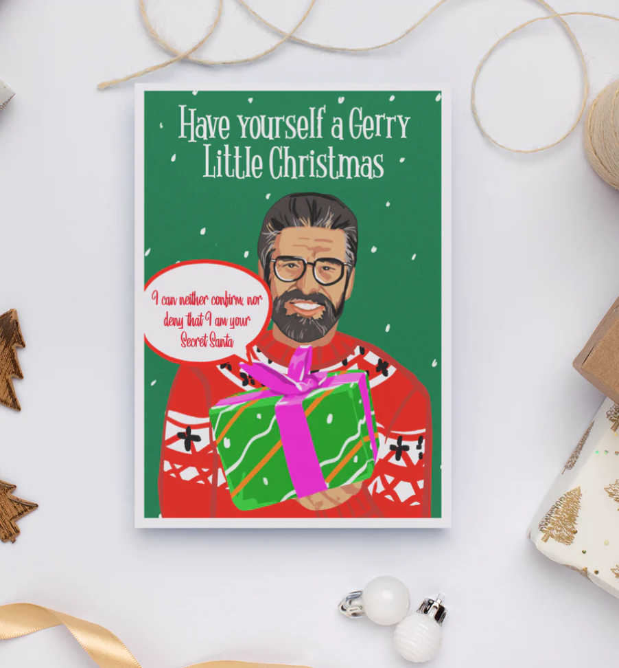 Northern Irish | Gerry Adams Christmas Card | – Born & Bred