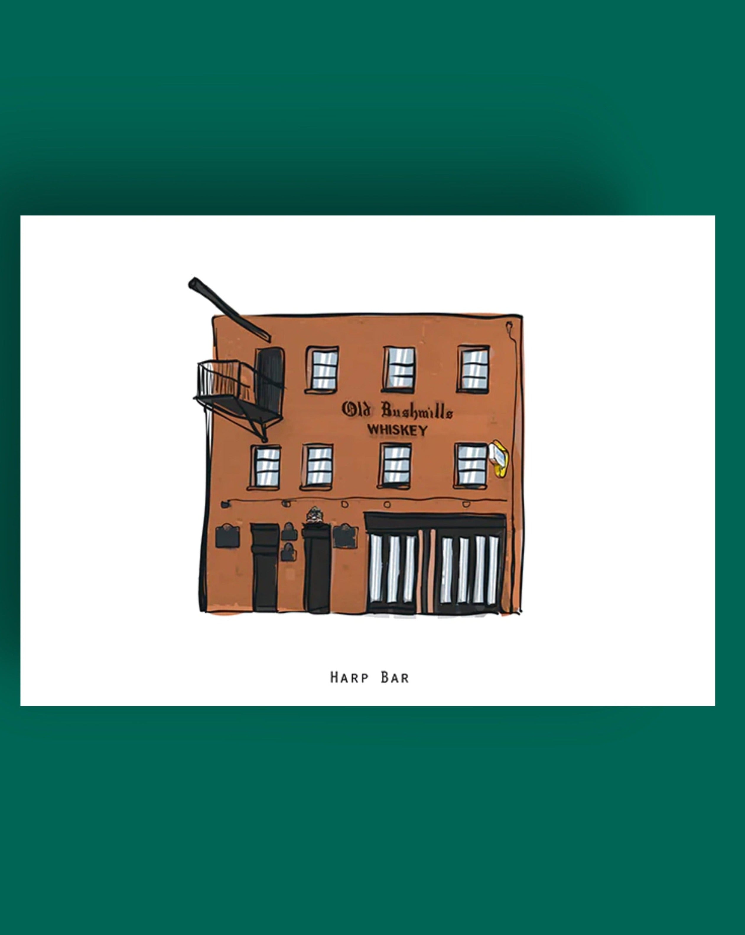 Harp Bar Print | Cowfield Design – Born & Bred