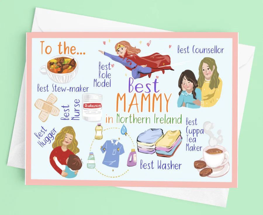 Best Mammy In Northern Ireland Card | Derry Nice Things – Born & Bred