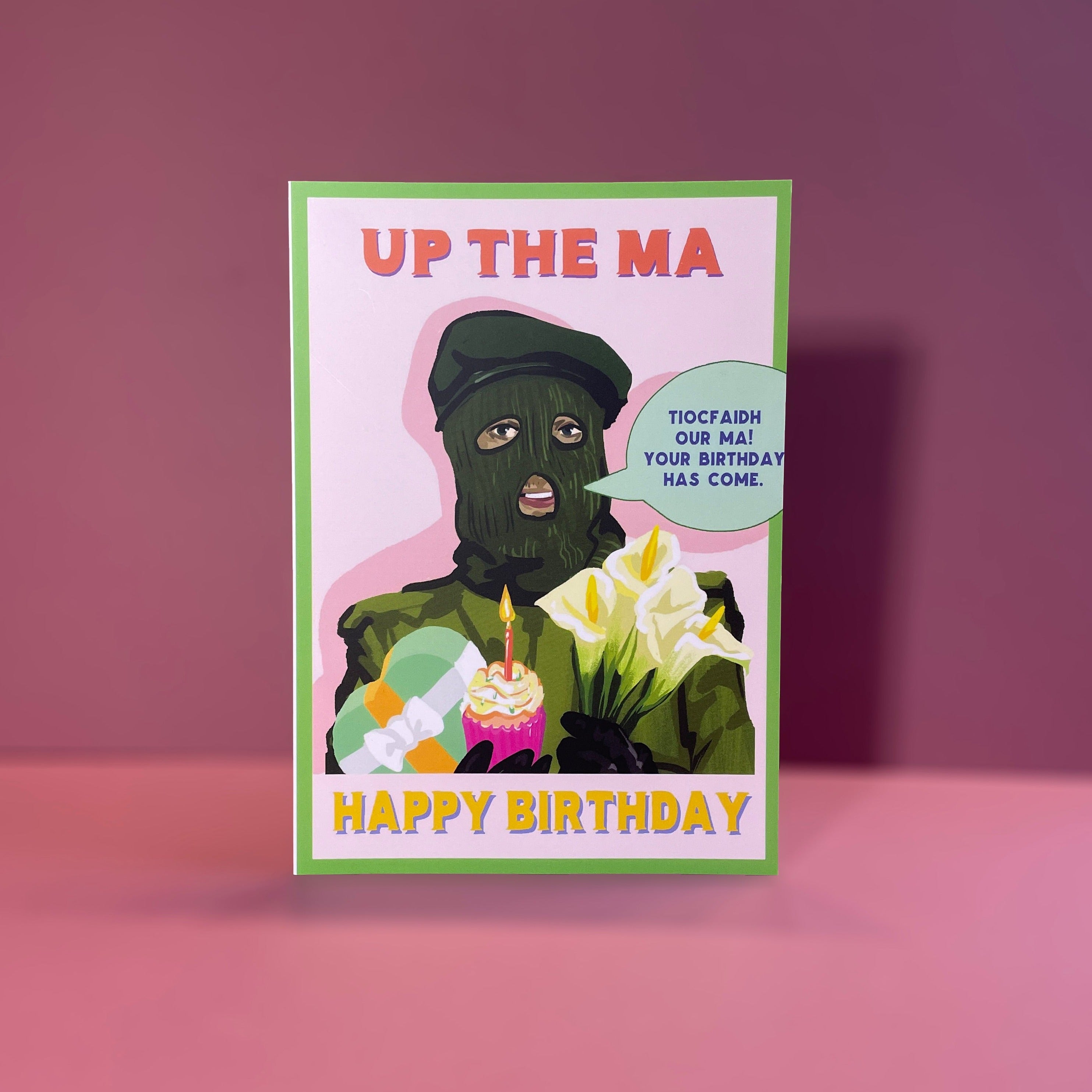 Northern Irish | Up The Ma Birthday Card – Born & Bred